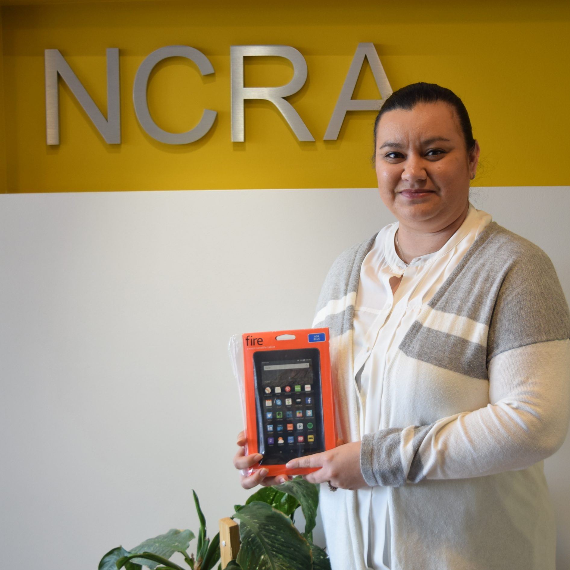 New NCRA member and court reporting student wins Kindle