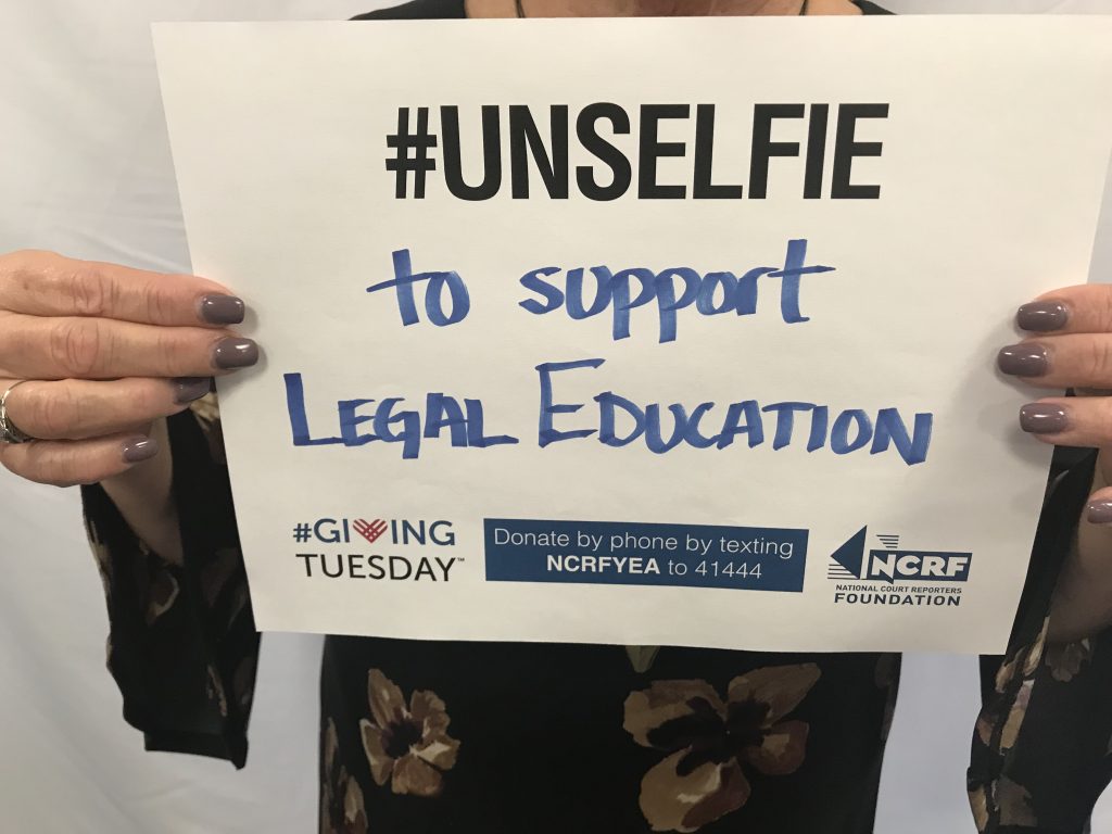 Showcase your support of NCRF this giving season with an #unselfie