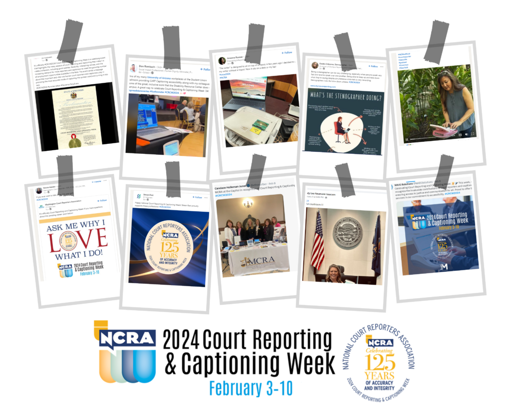 A look back at Court Reporting & Captioning Week – and what a week it was!
