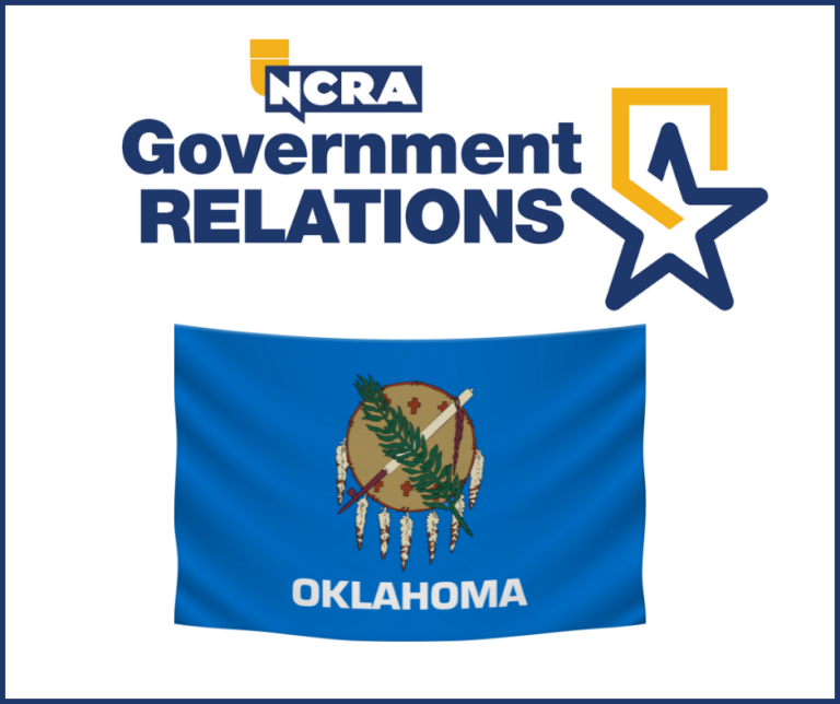 NCRA Government Relations partners with Oklahoma member to correct the ...